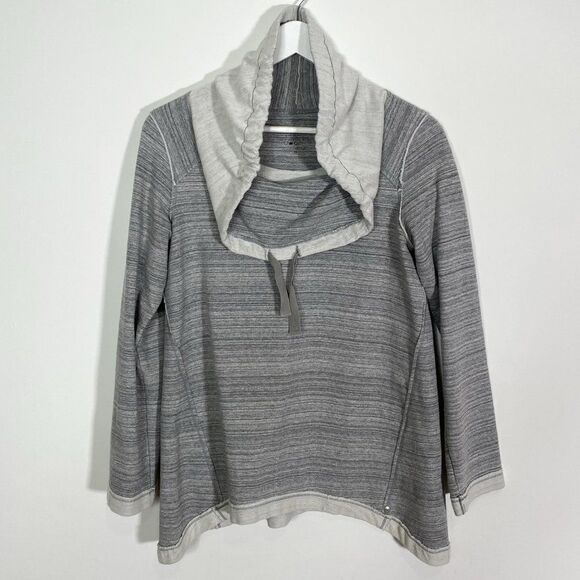 neon buddha | Tops | Neon Buddha Gray Spacedye Funnel Neck Oversized ...